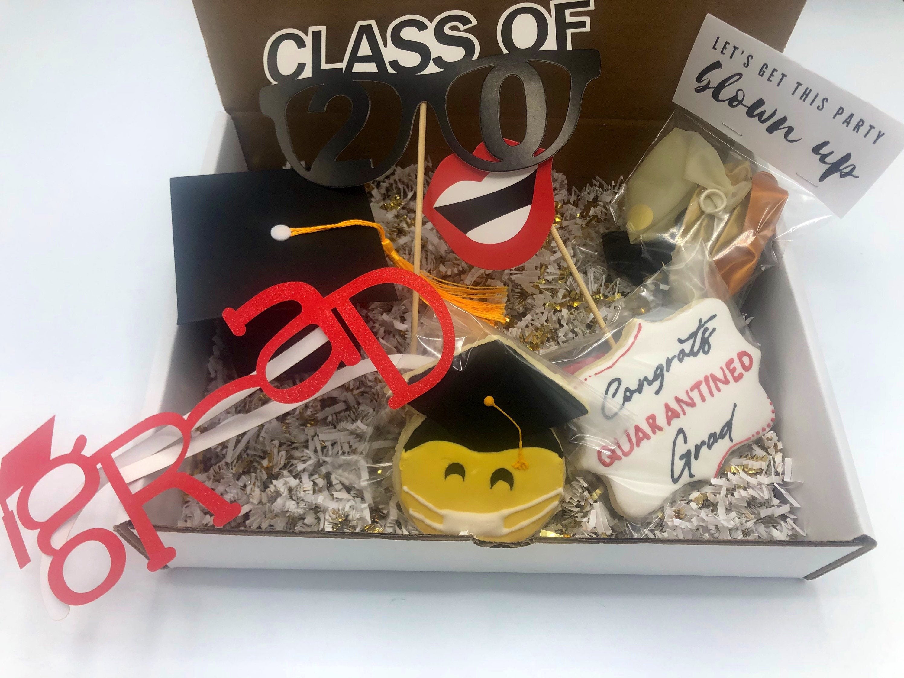 Quarantine Graduation in a Box | Quarantine Graduation Cookies ...