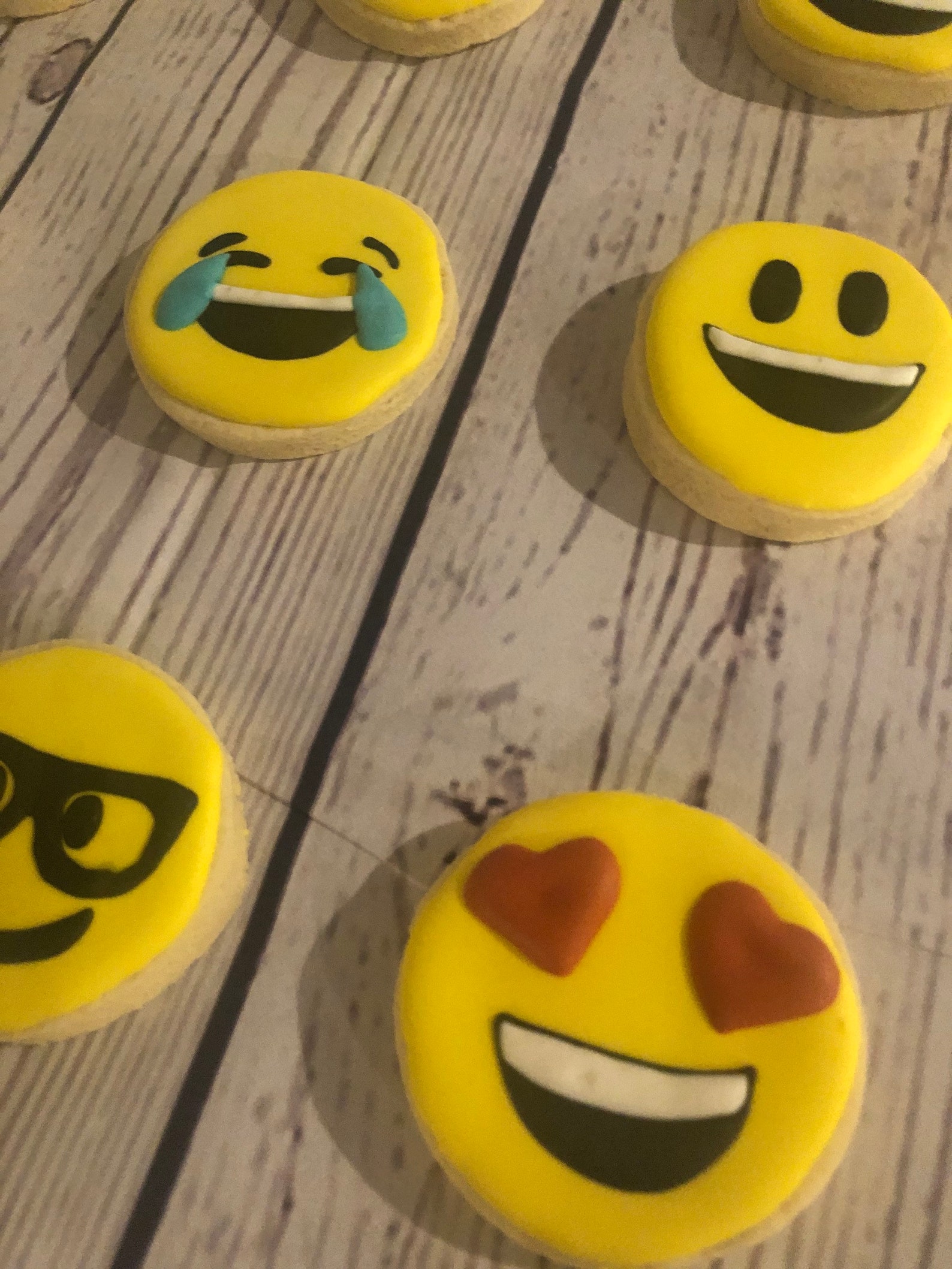 Emoji Cookies Smiley Cookies Happy Cookies - Etsy