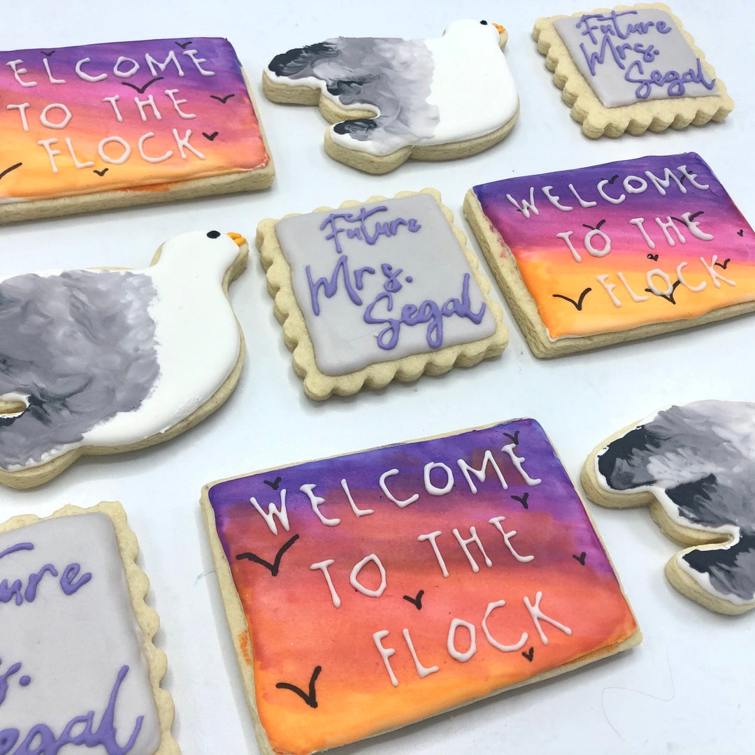 Custom Bridal Shower Cookies | Future Mrs. Cookies | Sunset Cookies ...