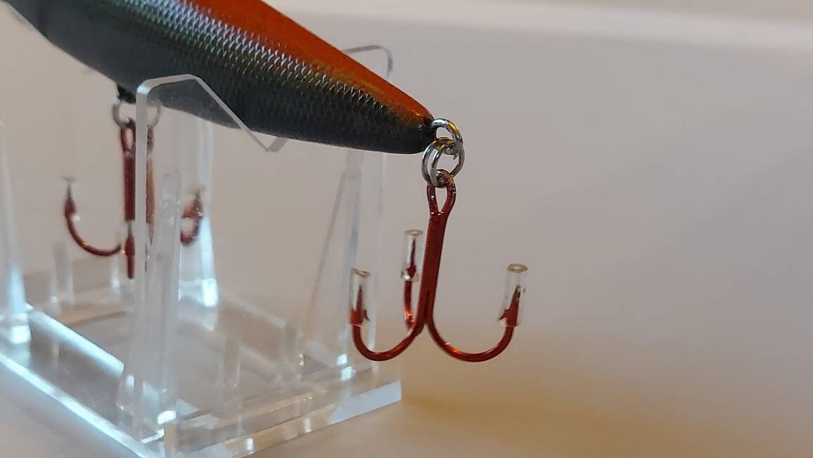 4 Top Water Patty Fishing Lure With Rattles. Unique One of a Kind. - Etsy
