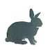 Rabbit Metal Wall Art Craft Metal Pieces Bunny Rabbit Cutout DIY ...