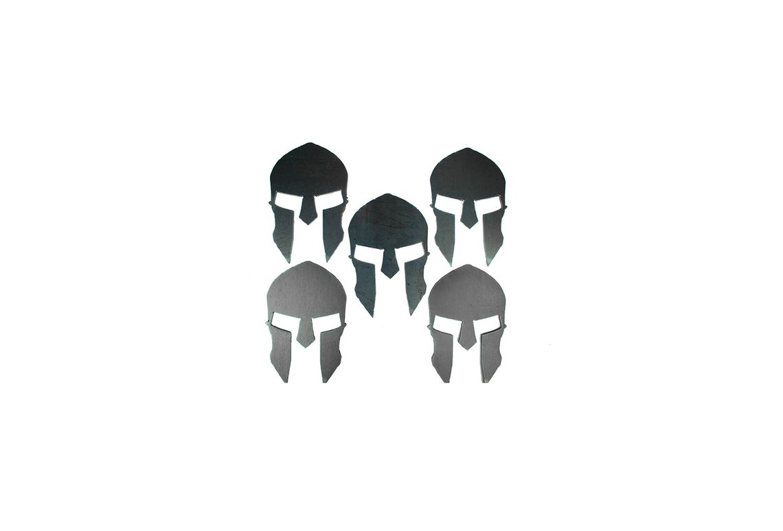 Spartan Helmet Metal Wall Art Craft Metal Pieces Sparta | Etsy