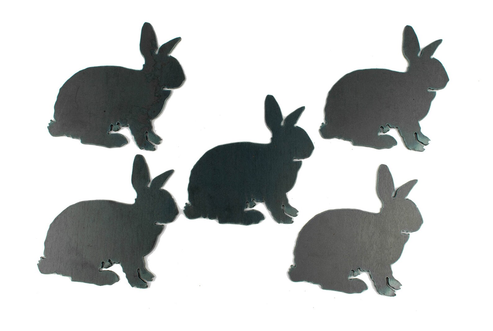 Rabbit Metal Wall Art Craft Metal Pieces Bunny Rabbit | Etsy