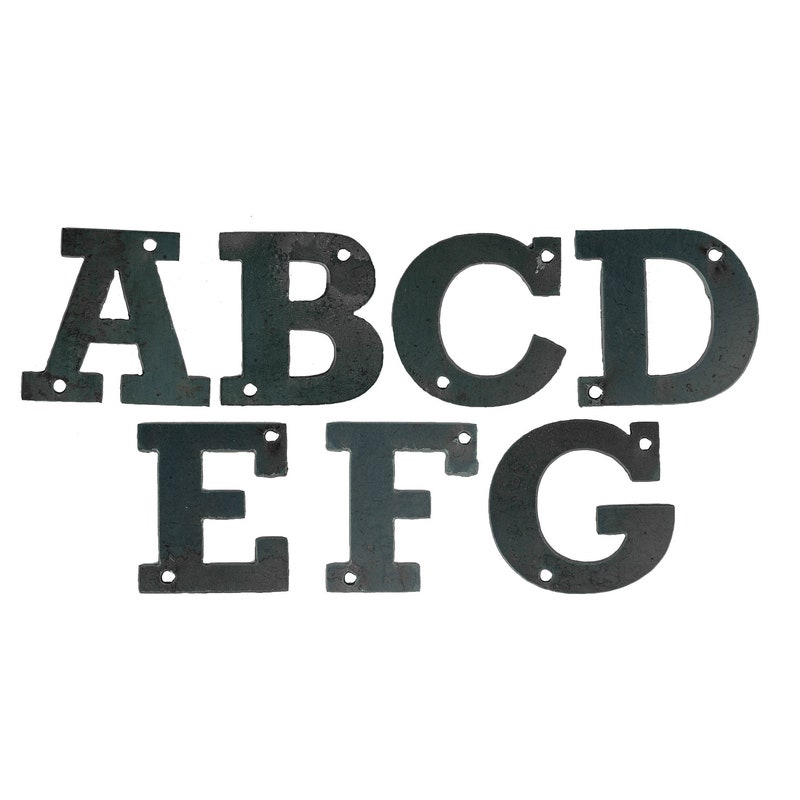 Metal Letters - Etsy