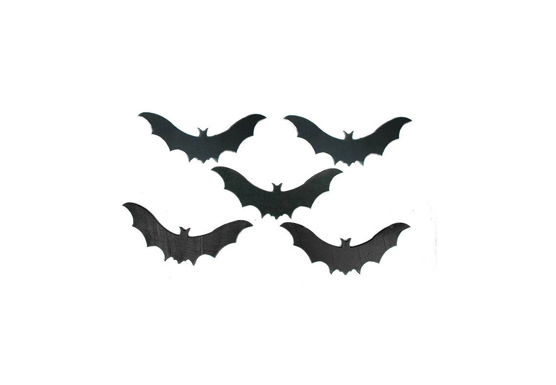 Bat Cutout Lot of 5 Lot of 10 Metal Bat Sign | Etsy