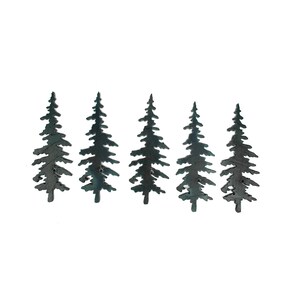 Tree Cutout | Craft Metal Pieces | Evergreen Tree Cutout | DIY Supplies ...