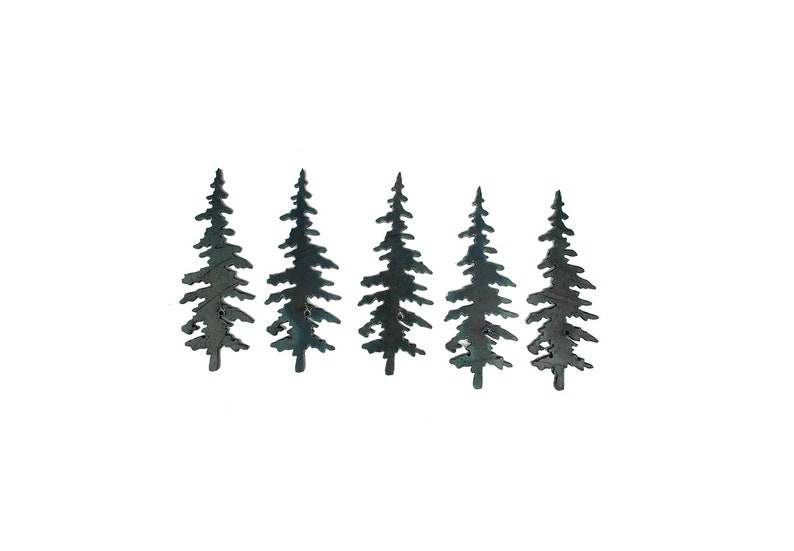 Tree Cutout Craft Metal Pieces Evergreen Tree Cutout DIY - Etsy