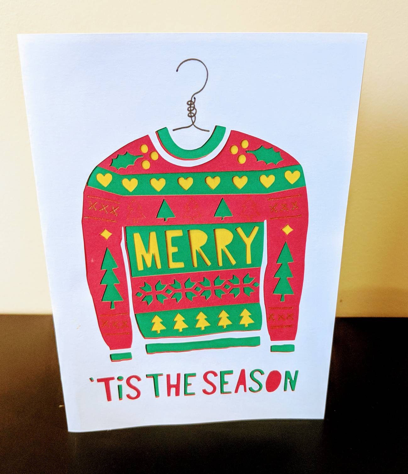 Christmas Cards Ugly Christmas Sweater Holiday cards - Etsy.de
