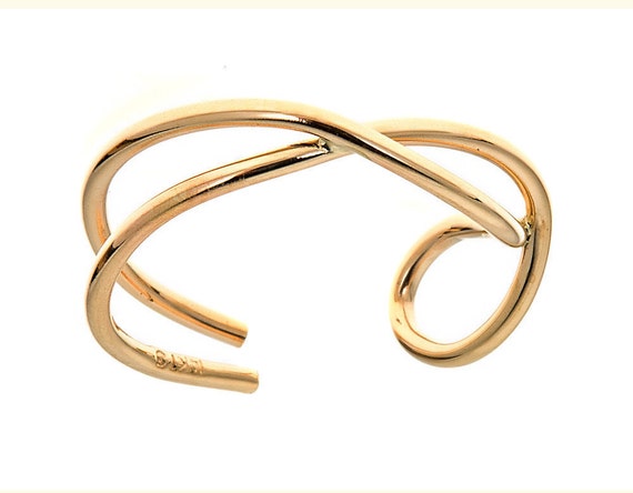 14kt Solid Gold Gold Toe Ring Adjustable Toe Ring - Etsy