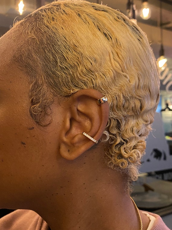 14k & 10k Solid Gold Ear Cuff Solid Gold Gold Ear Cuff | Etsy