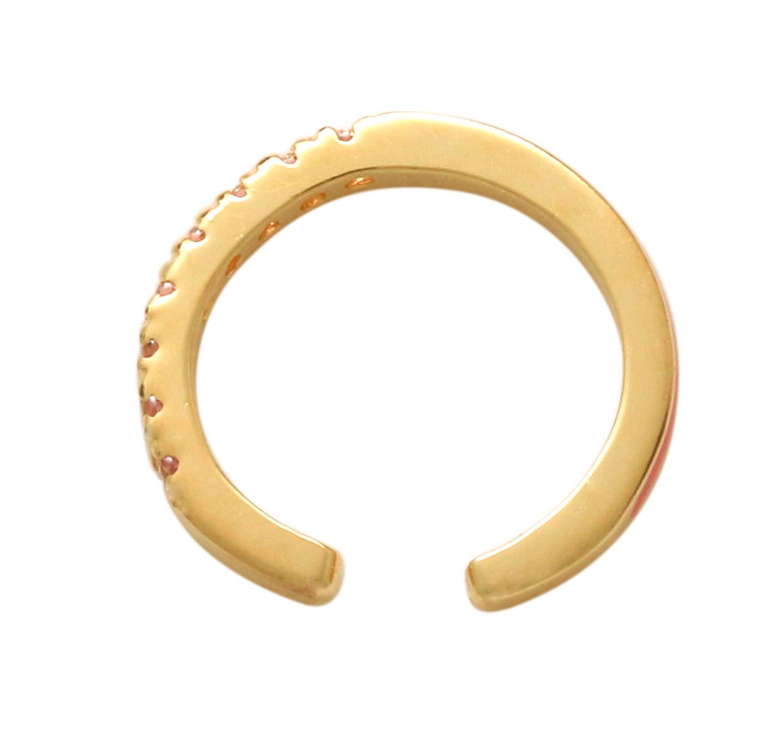 10kt Solid Gold Ear Cuff Solid Gold Gold Ear Cuff Minimalist Ear Cuff ...
