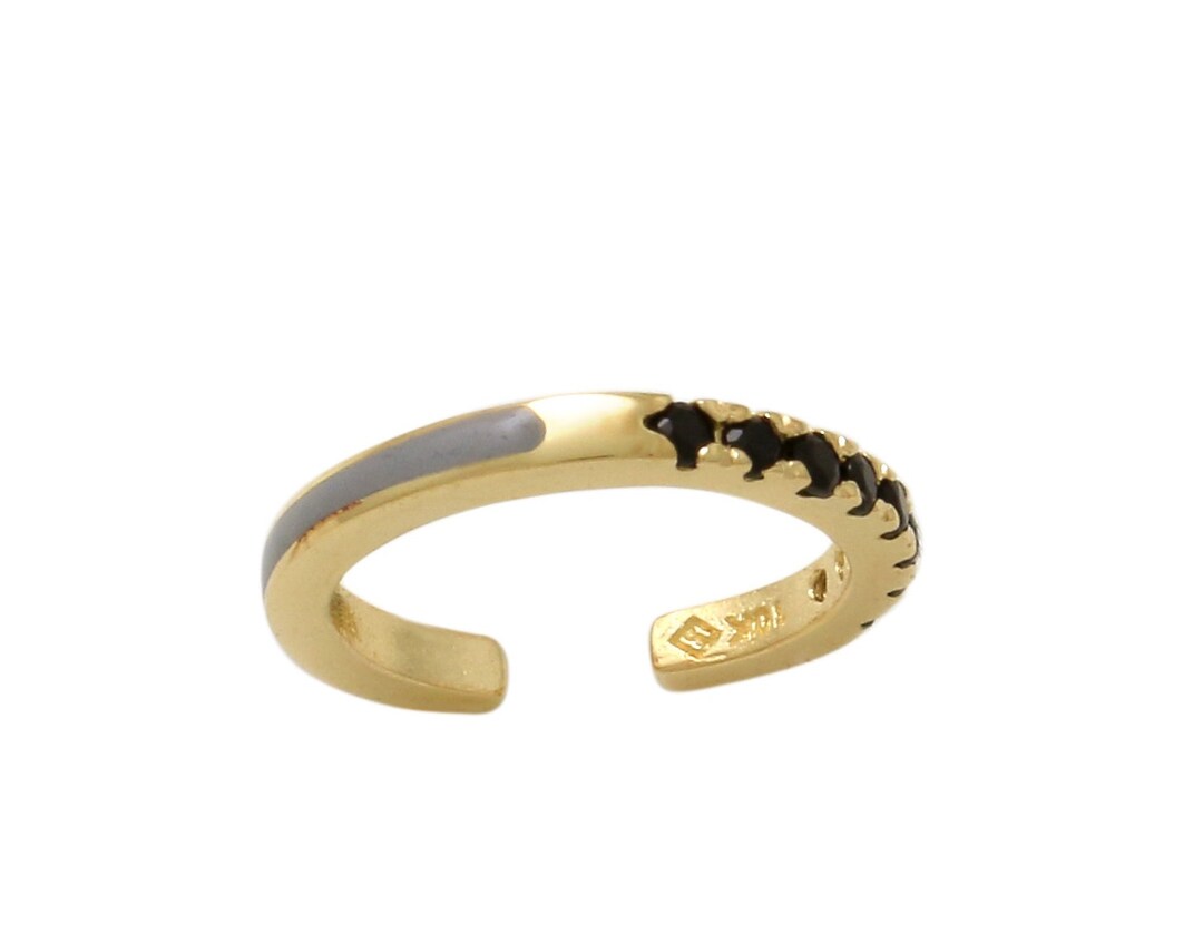 10kt Solid Gold Ear Cuff Solid Gold Gold Ear Cuff Minimalist Ear Cuff ...