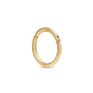 14kt Solid Gold | Hoop Belly Ring | Belly Button Rings | 10K Charm ...