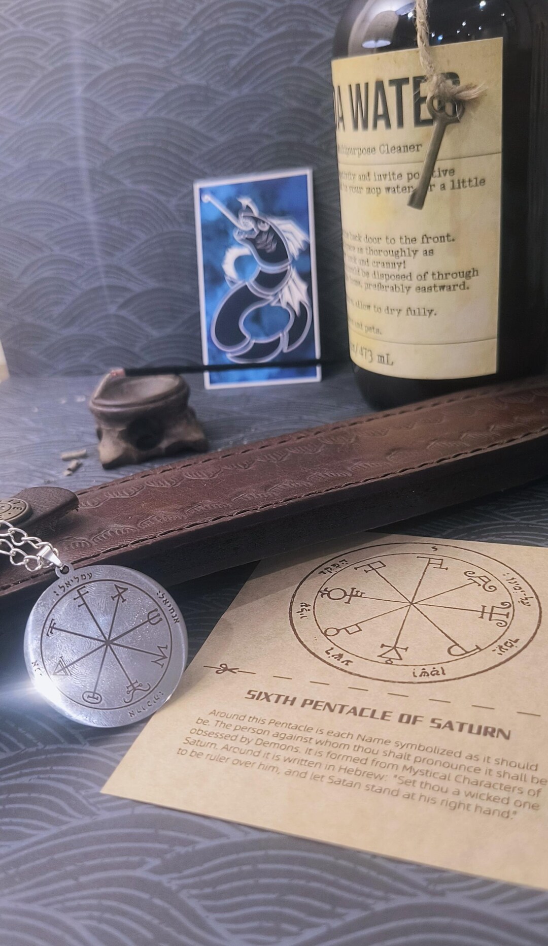 Key of Solomon | Sixth Pentacle of Saturn | Esoteric Kabbalah Gnostic ...
