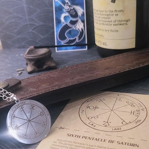 Key of Solomon | Sixth Pentacle of Saturn | Esoteric Kabbalah Gnostic ...
