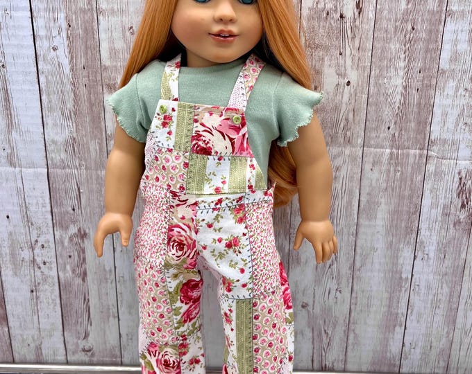 Cottage Core Cotton Overalls 18 Inch Doll Clothes to Fit Dolls Like ...