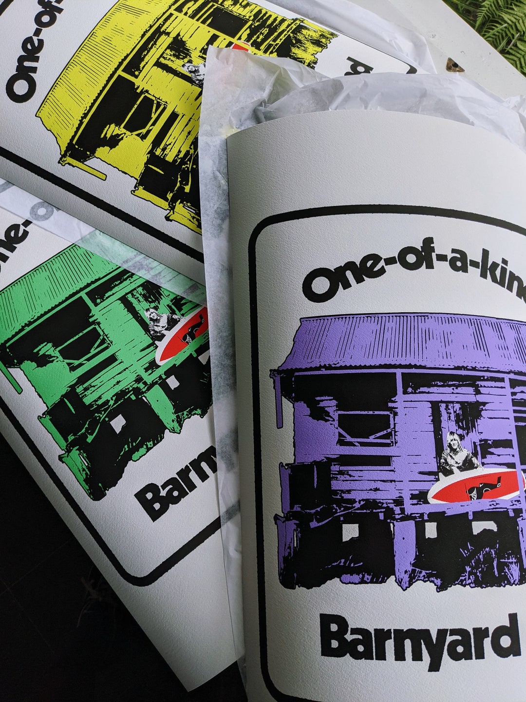 California Vintage Inspired Surfing Graphic Poster. 1970s Morning of ...