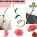 Large Flower Stem Tutorials for Giant Paper Flowers Giant Paper Flower ...