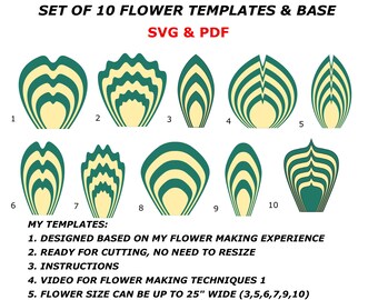 Flower petal design | Etsy