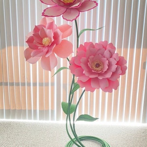 Free Standing Flowers Stem Set Giant Flower Stands Giant Flower Stems ...