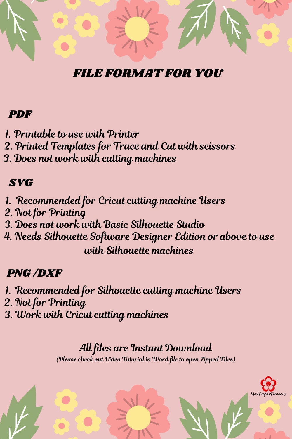 Branches SVG PDF PNG Dxf Paper Flower Leaves Svg Rose Leaves | Etsy