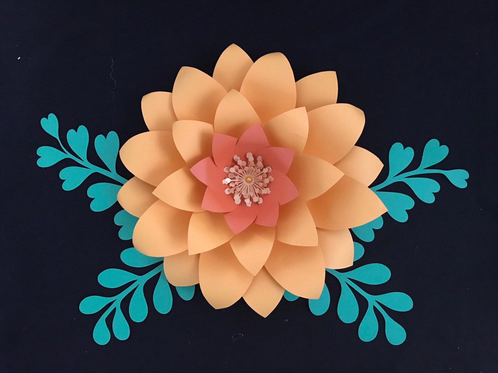 Paper Flower Centers SVG PNG DXF Flower Centre Svg Large Paper - Etsy
