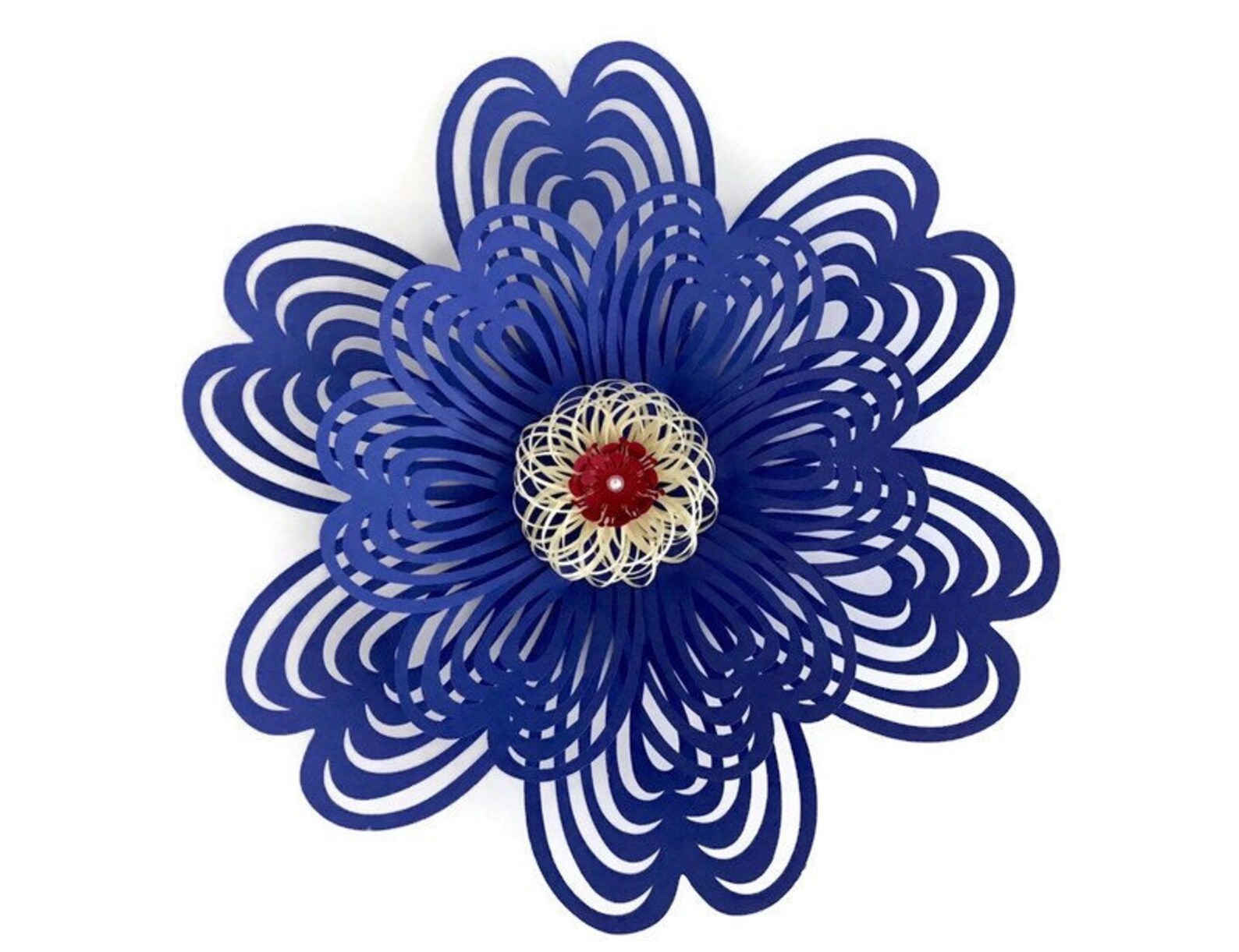 Digital Paper Flower Template SVG PNG DXF Combo Giant Paper Flowers Svg ...