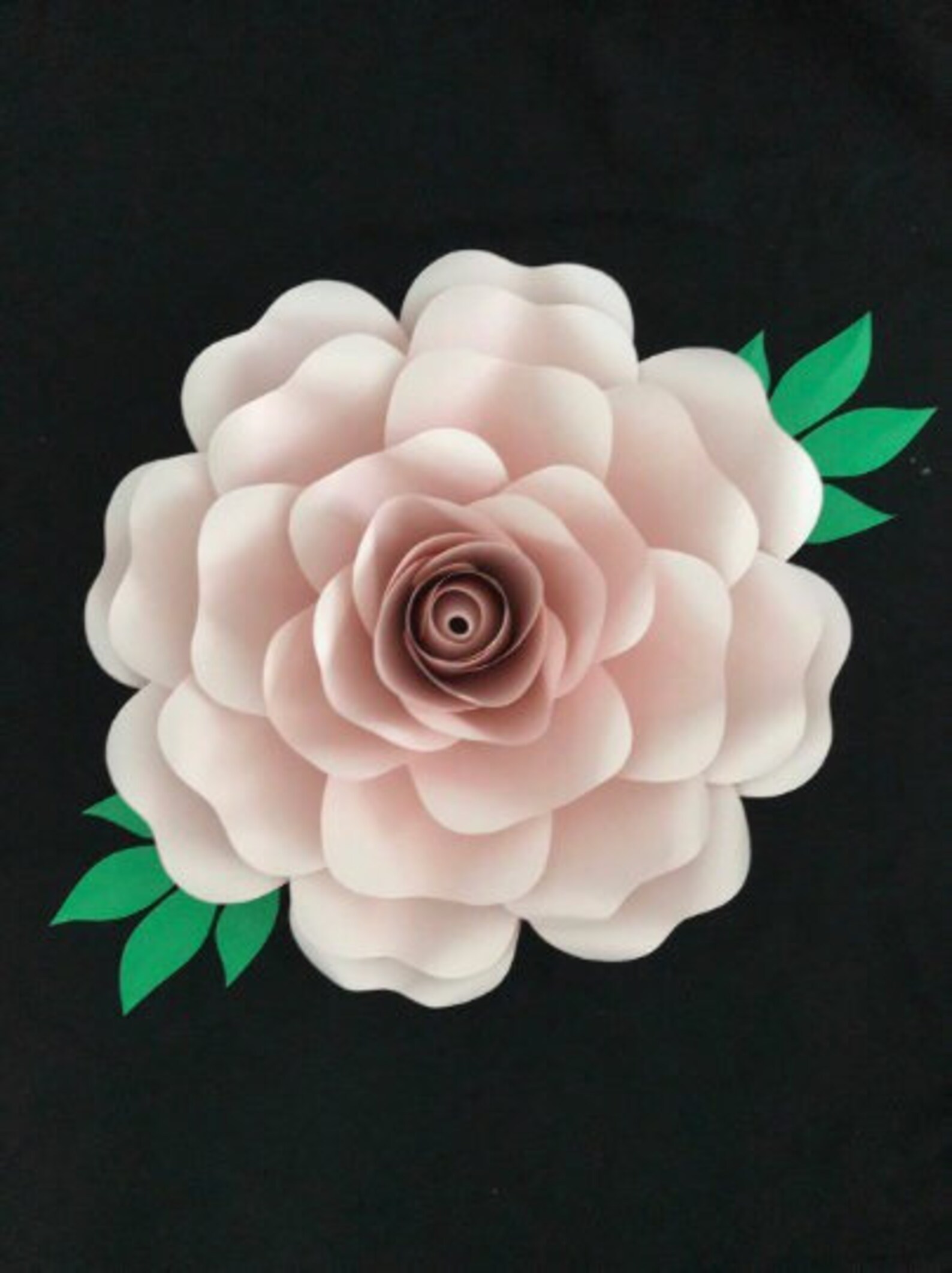 Giant Paper Rose Template SVG DXF PNG Set Digital Paper Rose - Etsy