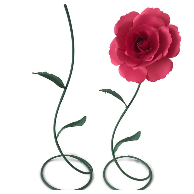 Giant Flower Stem Tutorial, DIY Large Flower Stem, Giant Paper Flower ...