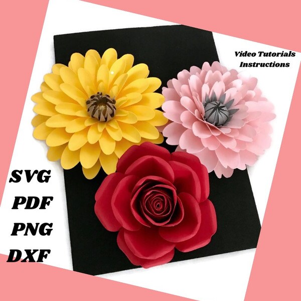 Small Paper Flowers - Etsy