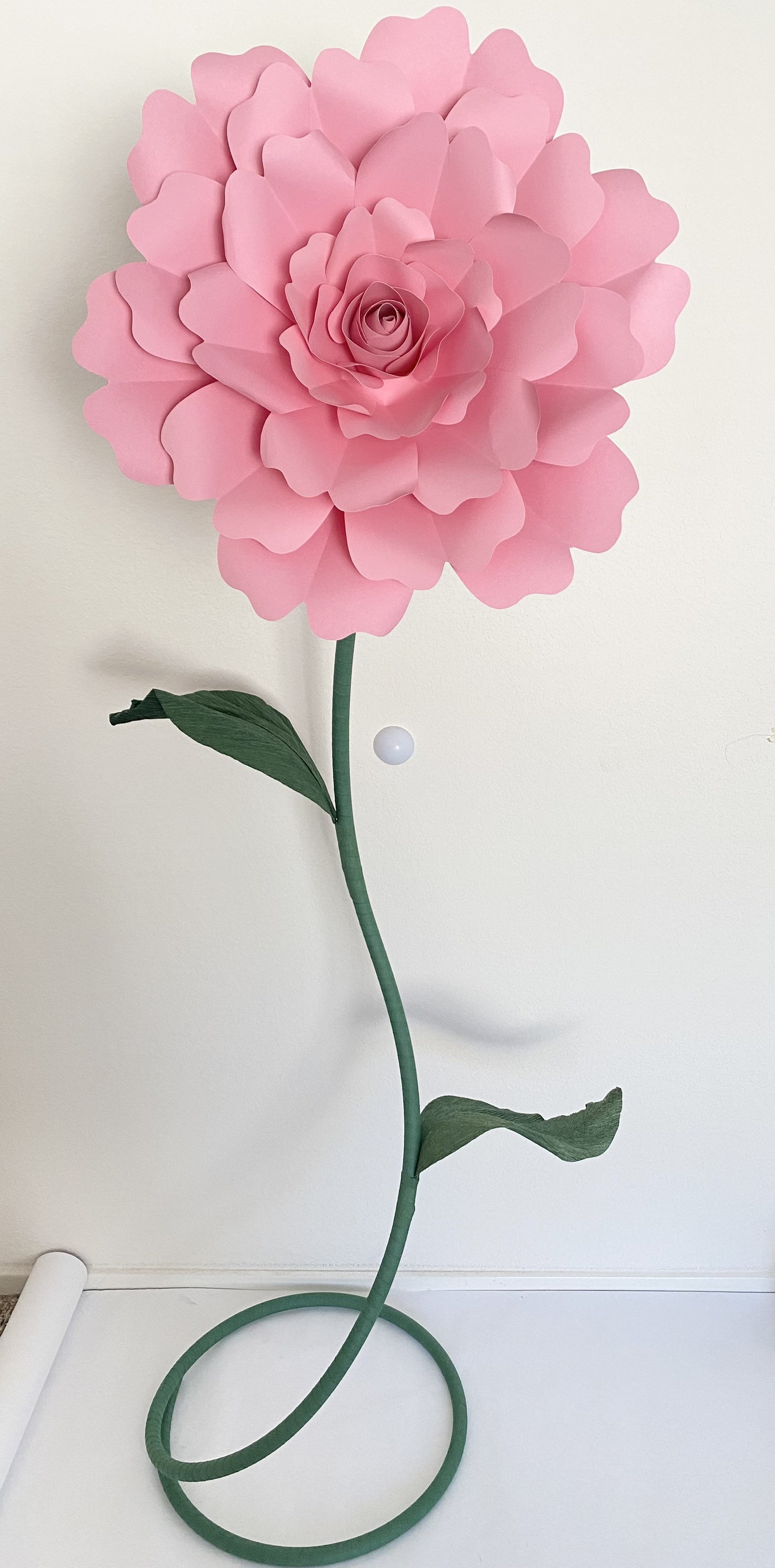 Free Standing Giant Flower Stem Free Standing Large Paper - Etsy