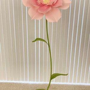 Free Standing Giant Flower Stem Free Standing Large Paper Flower Stand ...