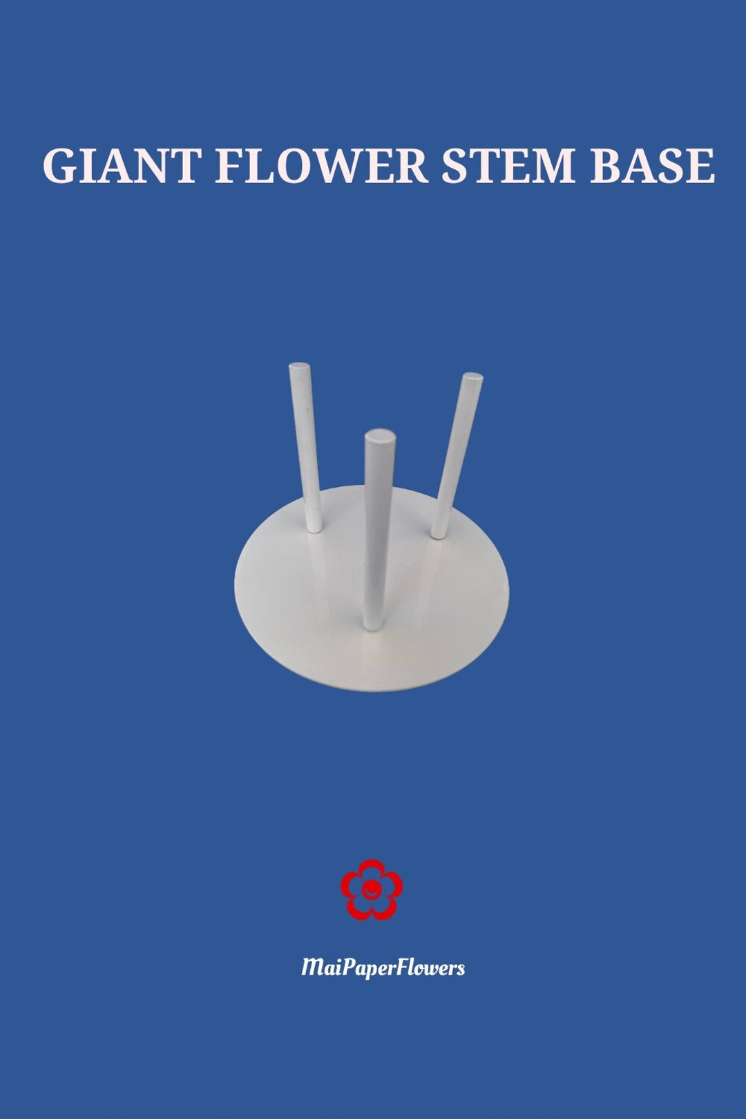 Giant Stem Base for Large Free Standing Flowers Large Paper - Etsy