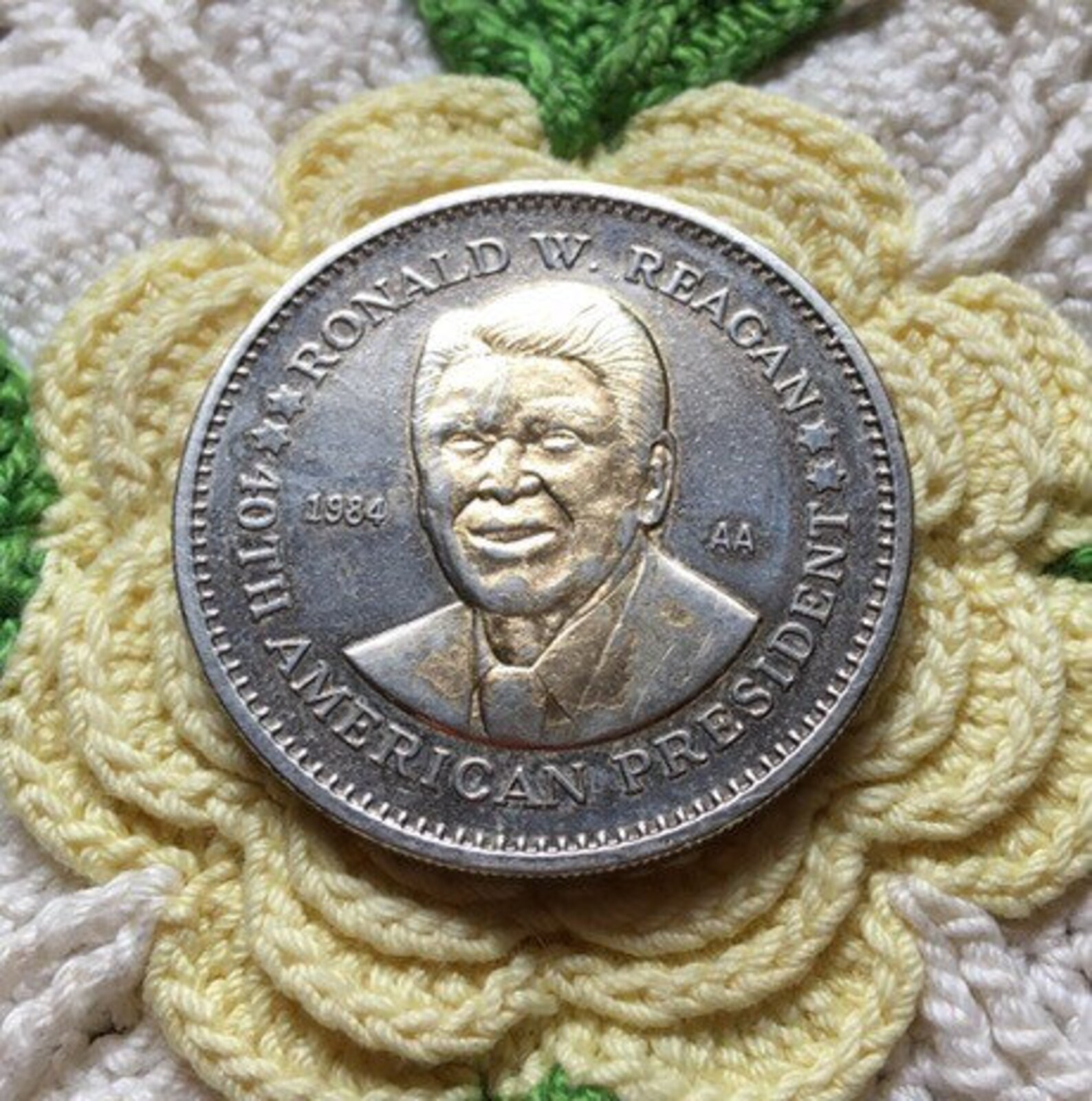 Ronald Reagan 1984 Moneda conmemorativa | Etsy