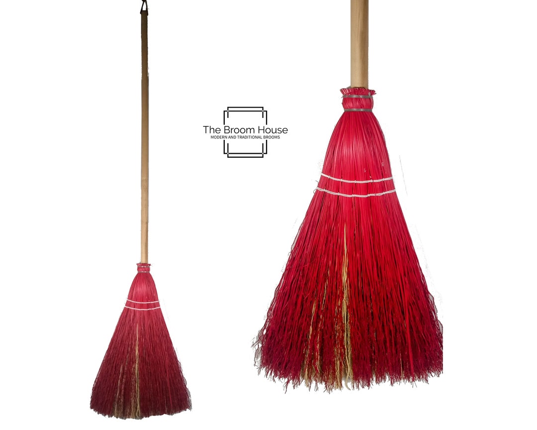 Red Kitchen Broom - Etsy