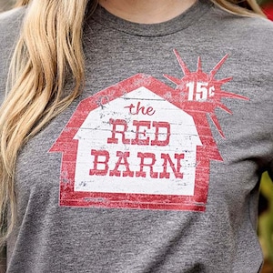 Red Barn Restaurant Short Sleeve T-shirt - Bygone Brand Retro Tees - Etsy
