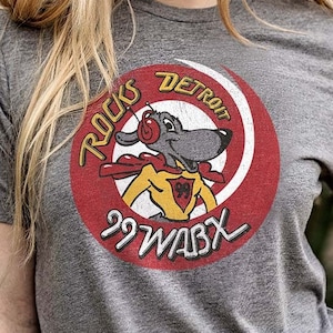 WABX 99 Detroit Radio Short-sleeve Unisex Retro T-shirt - Etsy