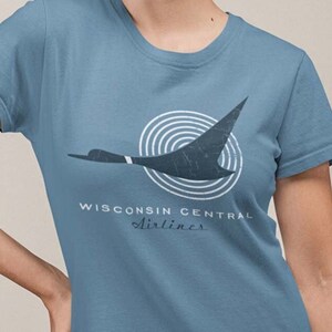 Wisconsin Central Airlines Short-sleeve Unisex T-shirt - Madison Bygone ...