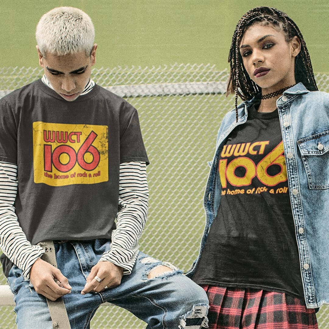 WWCT 106 Unisex T-shirt - Peoria Bygone Brand Retro Tees - Etsy
