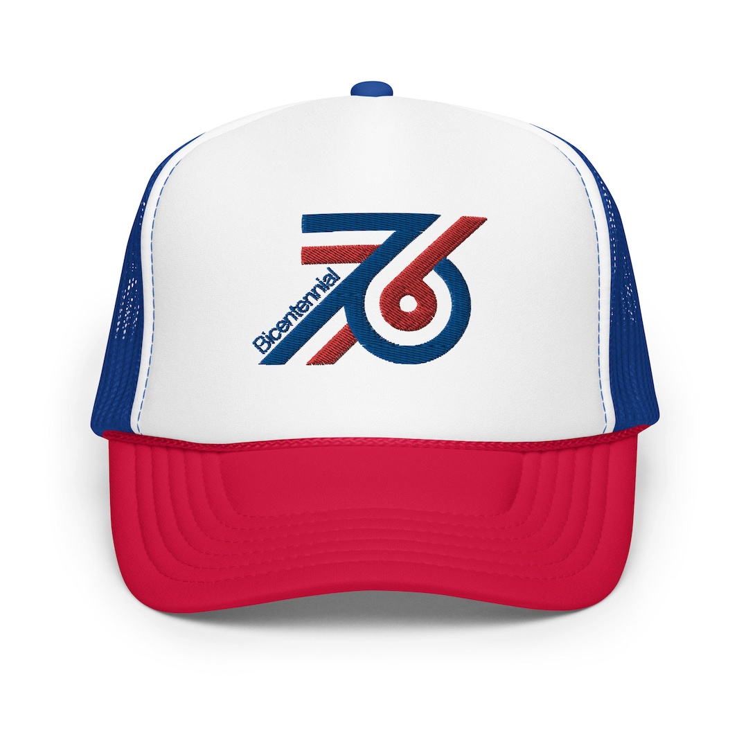 1976 American Bicentennial Retro Foam Trucker Hat - Bygone Brand Caps ...