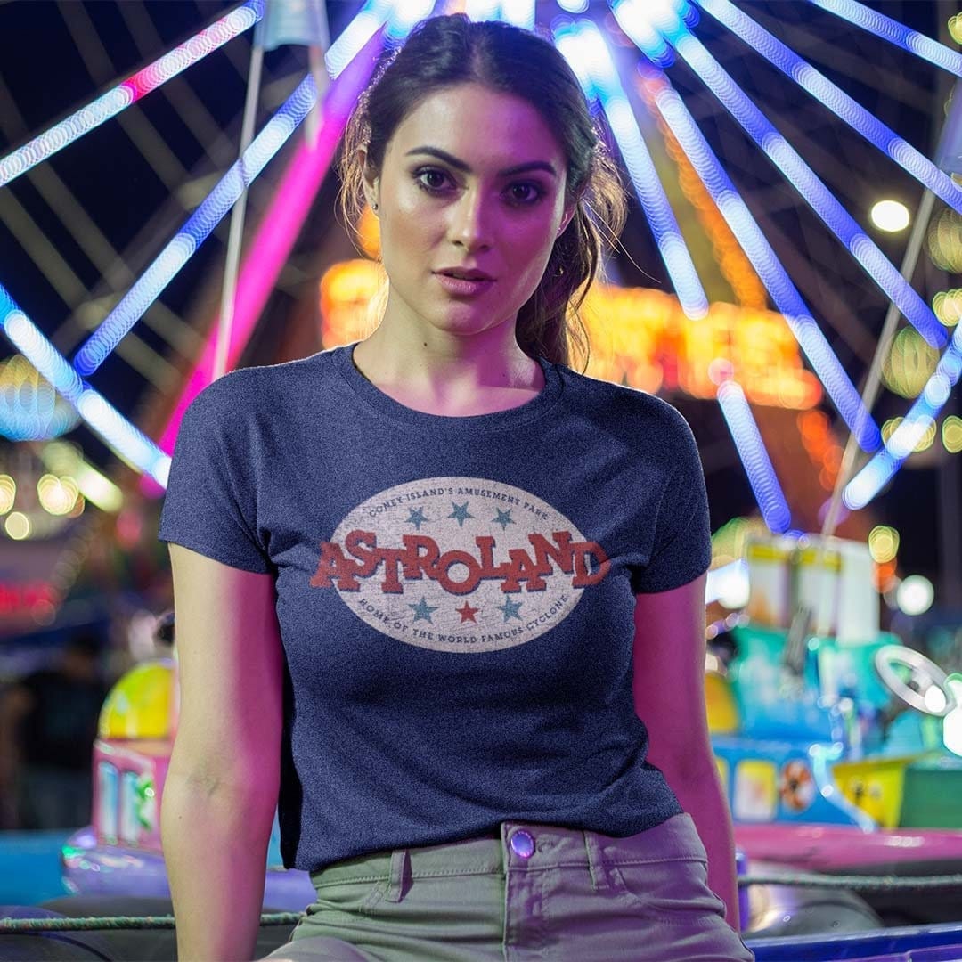 Astroland Amusement Park Coney Island Short-sleeve Unisex T-shirt ...
