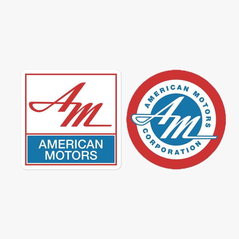 AMC American Motors 1954 Logo Retro Sticker - Bygone Brand - Etsy Canada