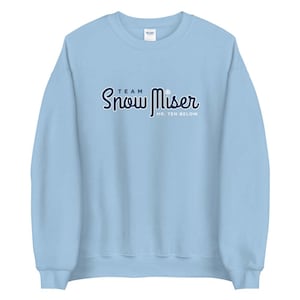 Team Snow Miser Unisex Retro Crewneck & Hoodie Sweatshirt - Etsy