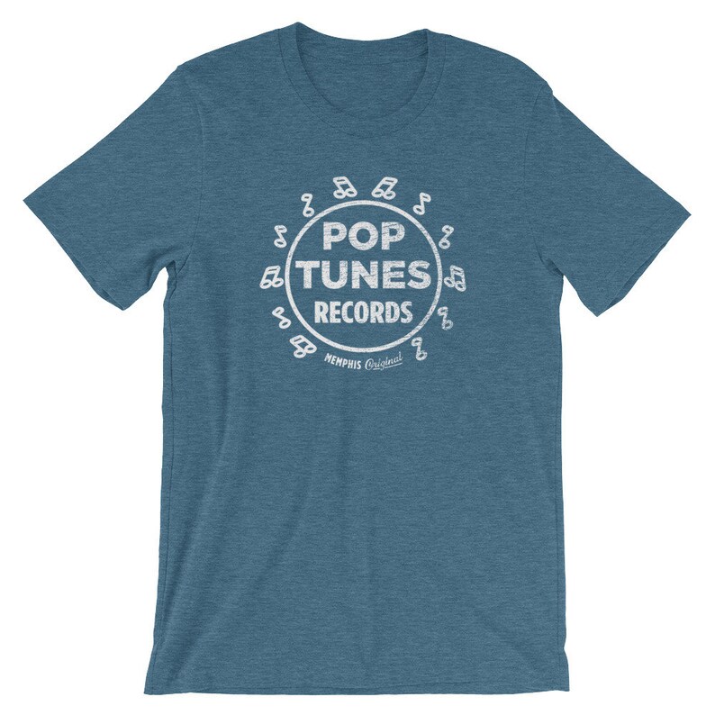 Pop Tunes Records Short-Sleeve Unisex T-Shirt Memphis Bygone | Etsy