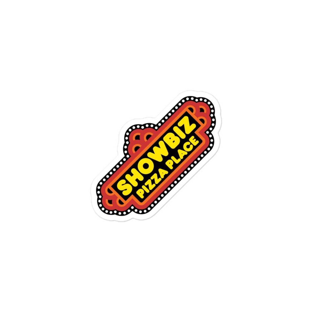 Showbiz Pizza Place Retro Sticker - Bygone Brand - Etsy
