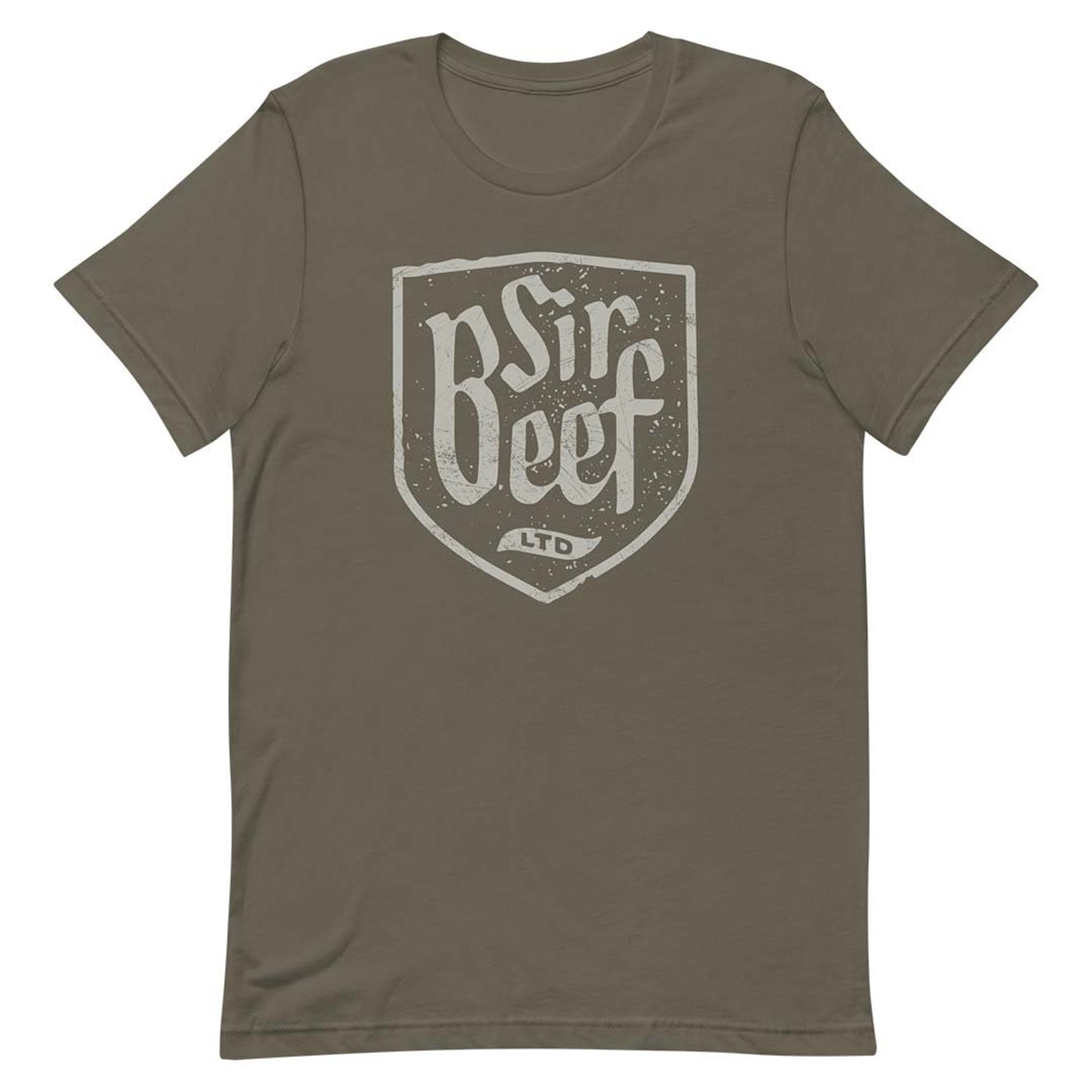 Sir Beef Restaurant Bygone Brand Short-sleeve Unisex T-shirt - Retro ...