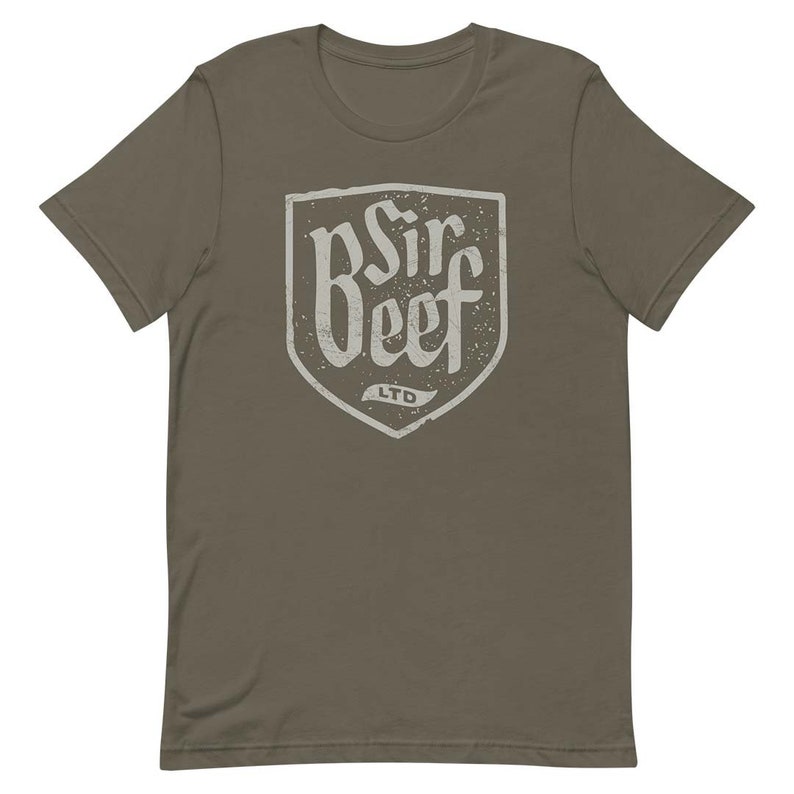 Sir Beef Restaurant Bygone Brand Short-sleeve Unisex T-shirt - Etsy
