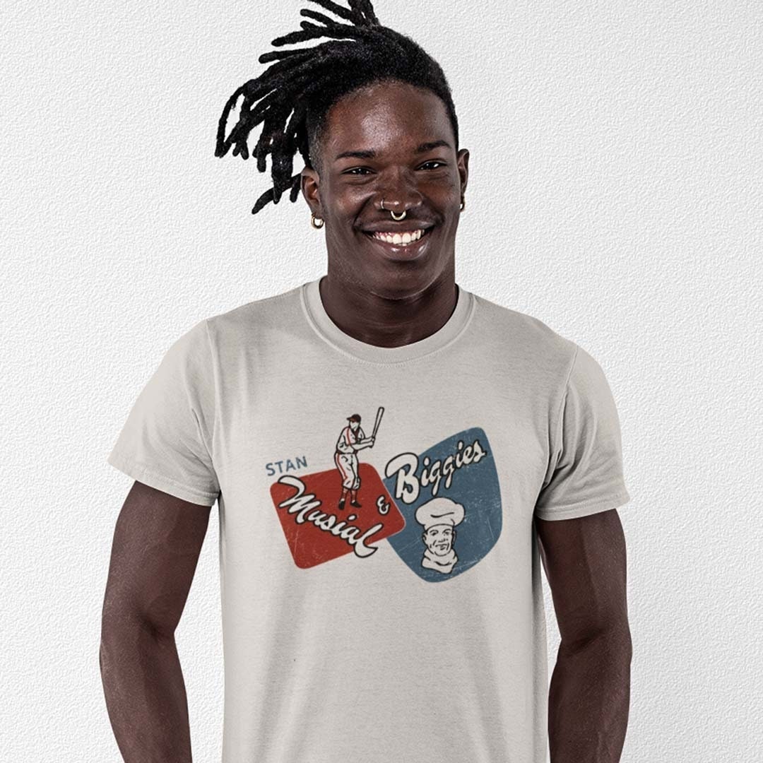 Stan Musial & Biggies St. Louis Florida Unisex Retro T-shirt - Bygone ...