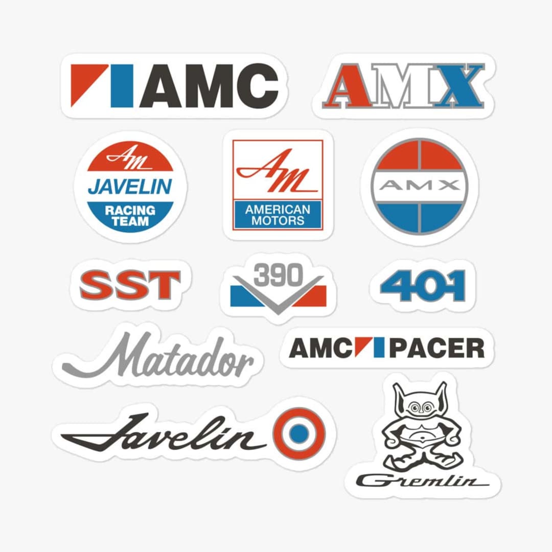 American Motors AMC Sticker Sheet - Etsy