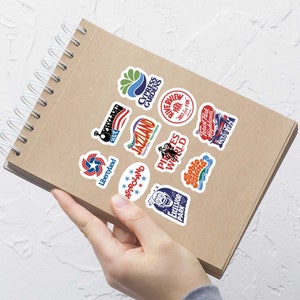 Amusement Parks Sticker Sheet - Etsy